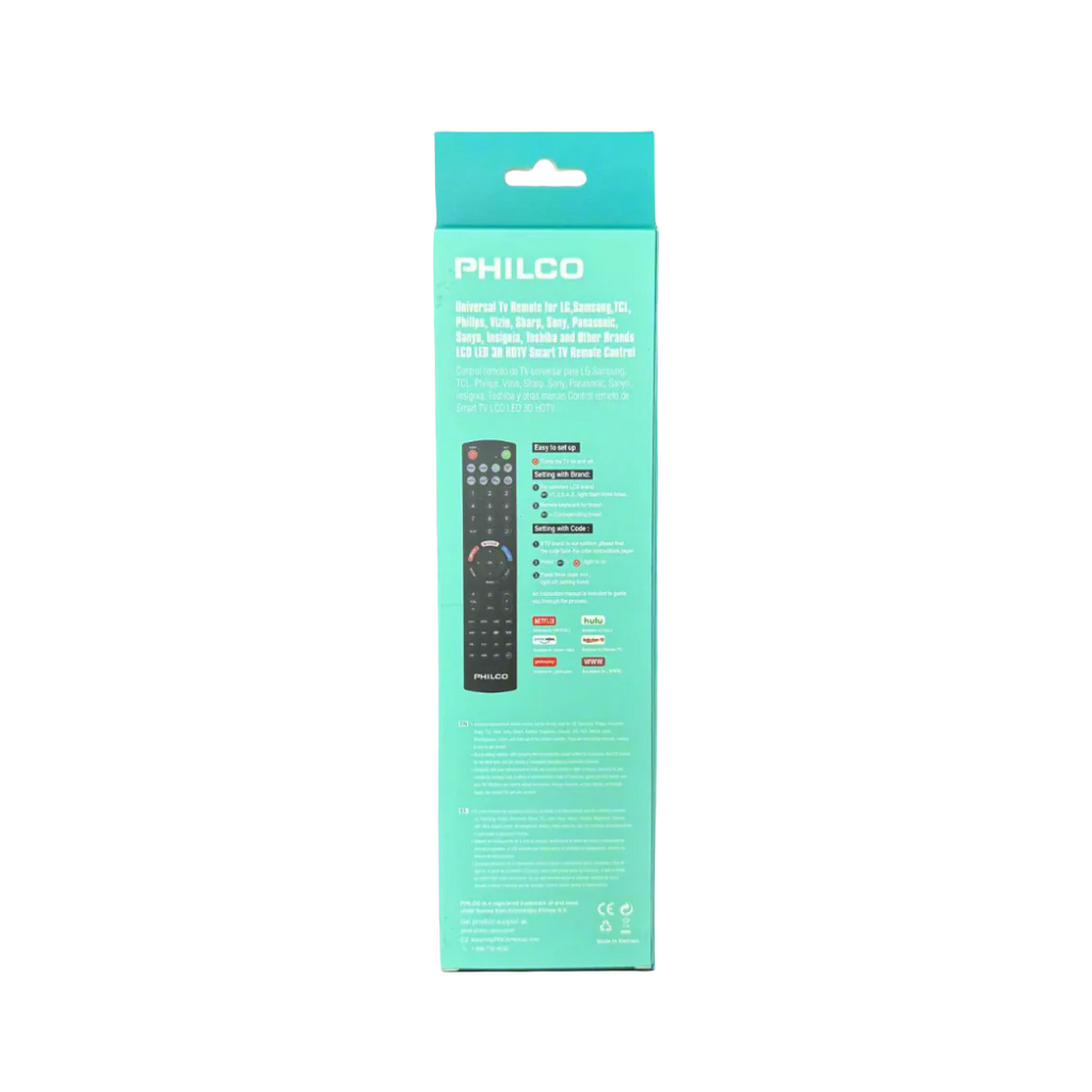 Philco PRC3014UBK Universal Remote Control – Black, Multi-Device Compa – Electro Vision Inc