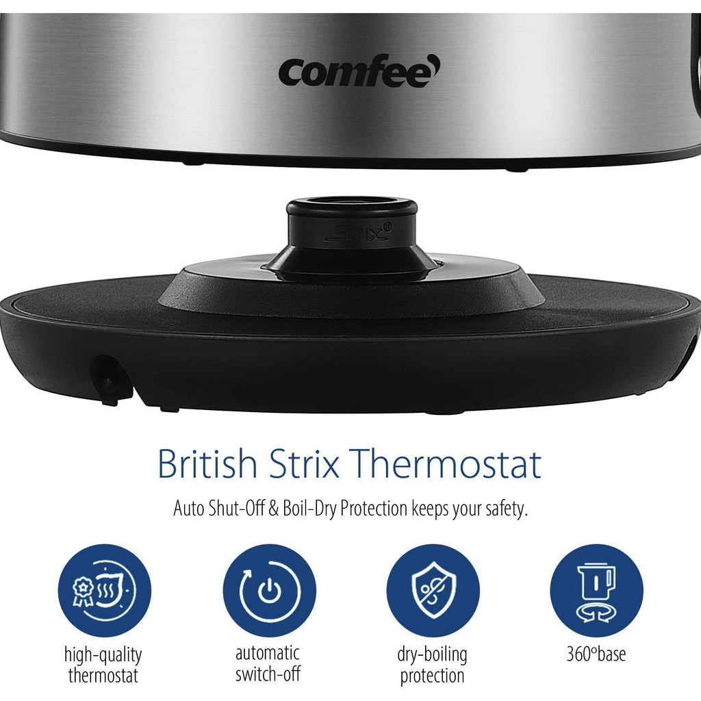 Comfee 1.7 L SS Cordless Kettle – Electro Vision Inc