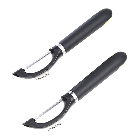 Amazon B07W13PYMB Basics 2-Piece Peeler Set, Soft Grip Handle - Grey a ...