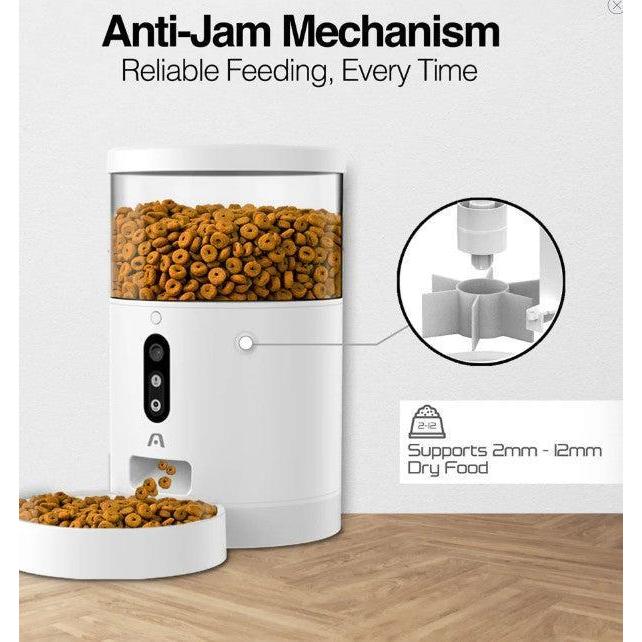 Argom SV-8071WT Smart Wi-Fi + BT Pet Feeder FURCONNECT712K-3MP 4L Nigh ...