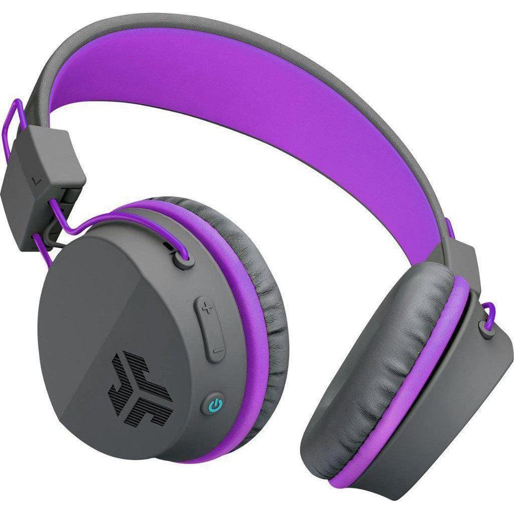 JLab HBSTUDIORGRYPRPL4 JBuddies Studio Wireless Headphones Purple/Gray ...