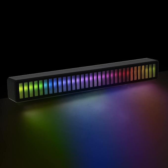 Monster MLB71097RGB Sound-Reactive Rechargeable Equalizer Light Bar ...
