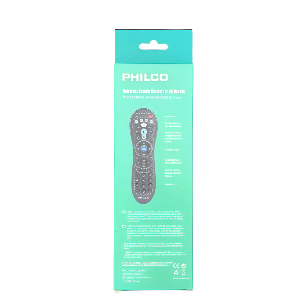 Philco PRC3024U Universal Remote Control – Electro Vision Inc