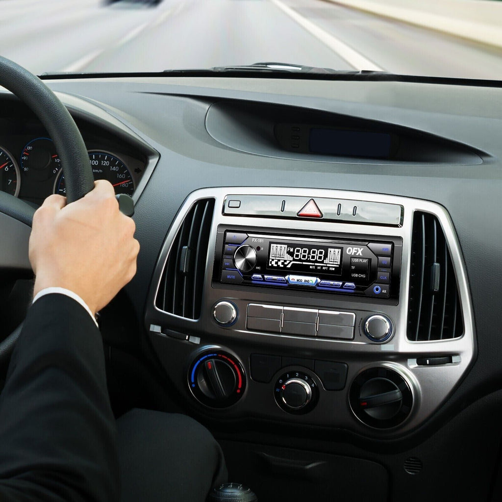 QFX FX-181 Bluetooth Car Stereo with AM/FM Radio – Electro Vision Inc