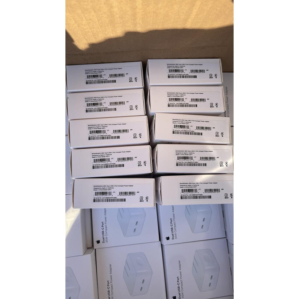 Apple A2571 Dual USB-C Port Compact Power Adapter 35W - MNWM3AM/A ...