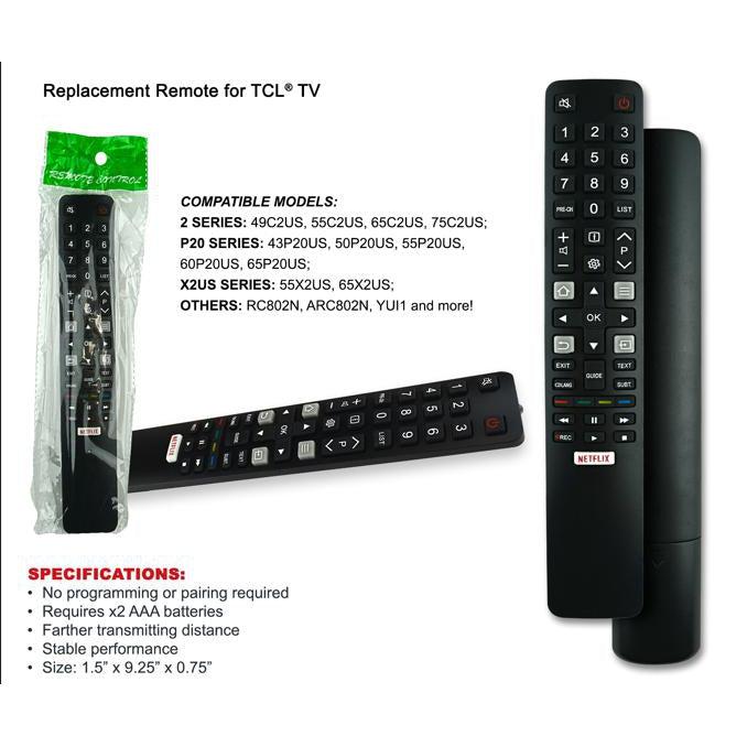 TCL TV Universal Remote Smart TV - Bulk Packaging (Android Smart ...