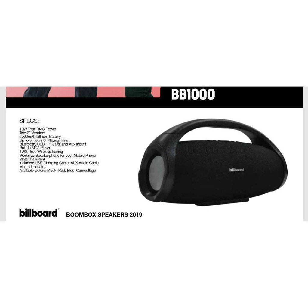BIllboard BB1000 Bluetooth Speaker – Electro Vision Inc